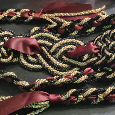 Handfasting Cord Green Bloom Bespoke Artisan Celtic Knot Wedding Rope ...