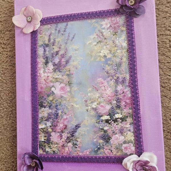 CS-55 Pattern Flowers Coaster A4 Rice Paper - Etsy