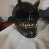 The Black Demon Skull Motorcycle Helmet Custom DOT and ECE Approved - Etsy