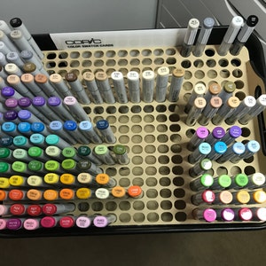 Copic Sketch Marker Storage With NEW Round Refills for IKEA Raskog ...