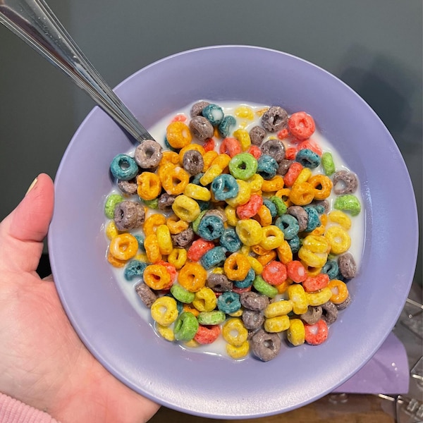 Hanging Faux Food Cereal Wall Art Decor Bespoke Lucky Charms Fruit ...