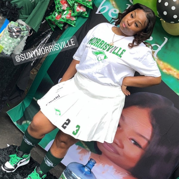 Personalized Graduation Skirt Set, Graduation Gift, Pleated Skirt, Grad ...