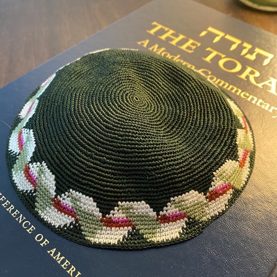 Kippaco Hand Knitted Yarmulke Knitted Kippah Hat 15.2 Cm/6 - Etsy