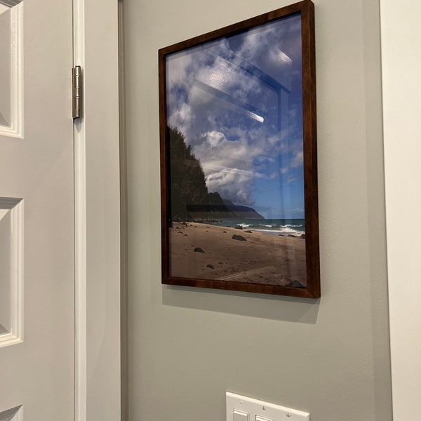 Super Thin Edge Modern Design Picture Frame, Handmade Custom Photo ...