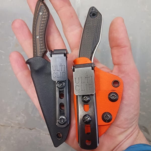 Kabar BK14 Eskabar Becker Knife Sheath With Ulticlip BK14 Eskabar Knife ...