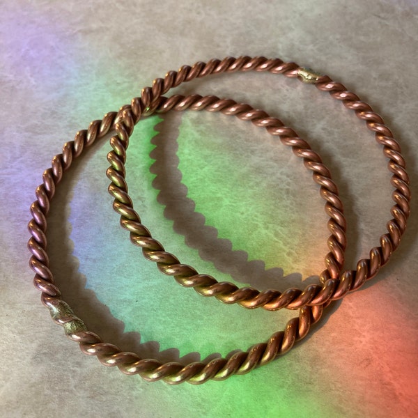 Solid Copper Wire Spiral - Etsy
