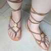Spartacus Gladiator Roman Grecian Spartan Mens Brown Sandals - Etsy
