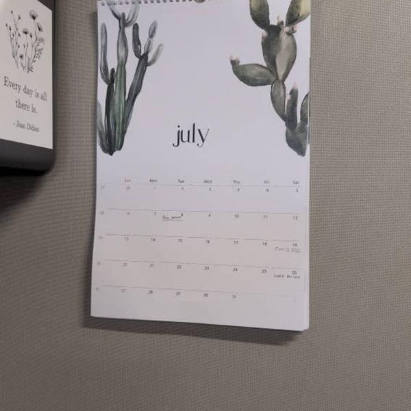 2025 2026 Calendar, Lemon Calendar, Mid Year Calendar, Monthly Calendar ...