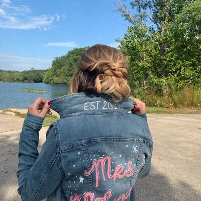 Hand Painted Jean Jackets With Quotes - Etsy