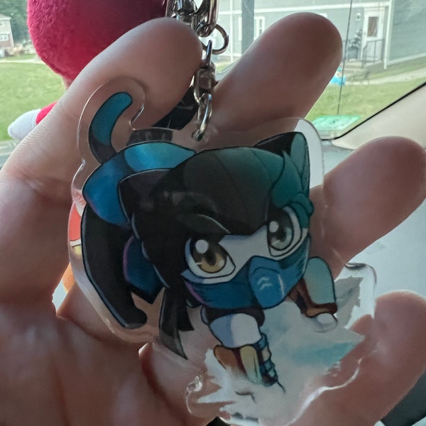 Meowtal Kombat Cat Keychains - Etsy