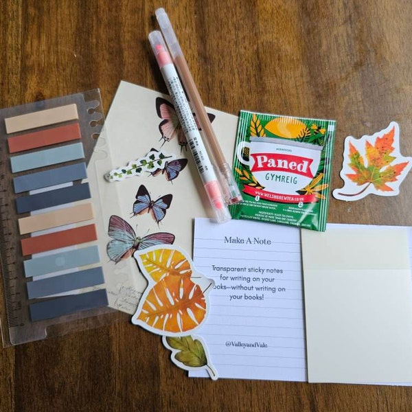 Book Annotating Kits RAINBOW Colours. Page Tabs, Pens and Bookish ...