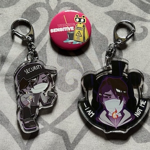 FNAF Security ID Card and optional Lanyard - Etsy