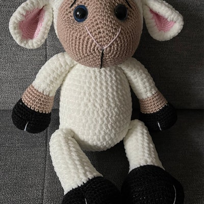 Sheep Crochet Toy Amigurumi Pattern, Easy Crochet Lamb Toy Pdf Pattern ...
