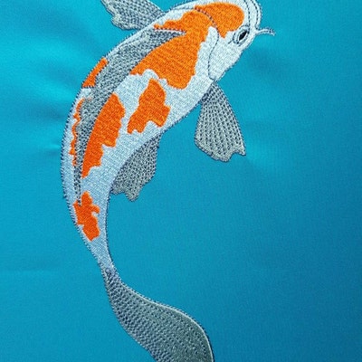 Fishing Embroidery Design - Etsy