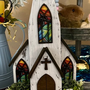 White Primitive Church - Etsy