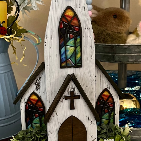 Wood Handcrafted Churches - Etsy