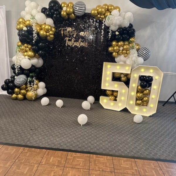 Fifty and Fabulous, Happy Birthday Sign, 50th Birthday Sign, 10 Inch ...