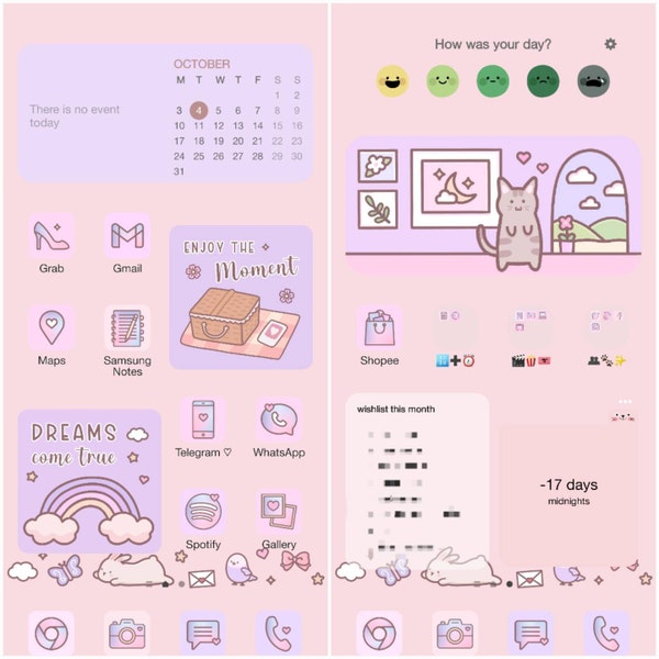 Cute iPad Theme, iPhone Theme, Android Theme, iPhone Wallpaper Widgets ...