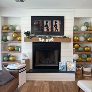 Sage Oh Baby Banner for Baby Shower Sage Green White Gold - Etsy