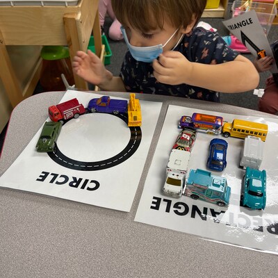 Shapes Tracing Road Mats Printable, 2D Shapes Recognition, Toddlers ...
