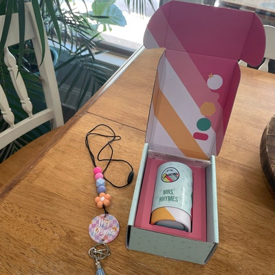 Groovy Sparkly Lanyard Personalized Lanyard for Badge 80's Lanyard ...