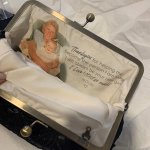 20cm TIMBER Wood Frame / Square Clutch Purse With Wood Bead | Etsy ...