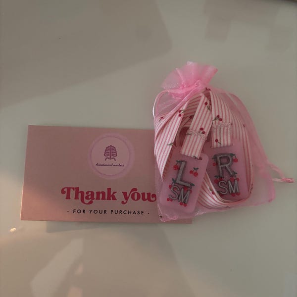 Blue and Red Student X-ray Anatomical Side Markers With a Shimmer ...