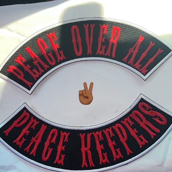 Custom Embroider Biker Top Rocker - Etsy