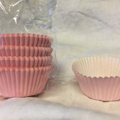 Mini Light Pink Solid Color Cupcake Liners - Etsy