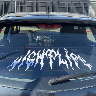 Custom Windshield Decal Insert Your Own Text - Etsy