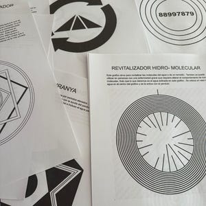 80 Radionic Templates to Download and Print- PDF- Printable Ebook - Etsy