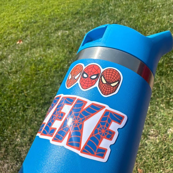 Spider Sticker, Custom Sticker Name, Spidey Sticker, Spider Name ...