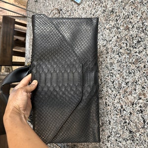 Snakeskin Purse Python Crossbody Bag Python Purse Multicolor Purse ...