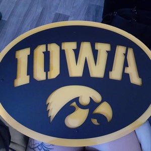 Vintage Iowa State '78'83 Logo Metal Art | Etsy