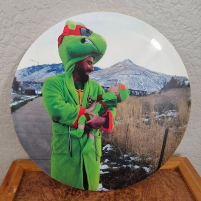 Alien Abduction Disc Golf Disc, Custom Gift, UFO Space Art, Print of ...