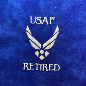 Air Force Embroidery Design, Air Force Embroidery File, Military ...