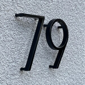 5 Inch Modern Metal House Numbers Bronze - Etsy Canada