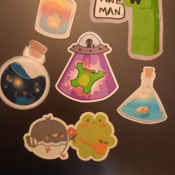Frog Potions | Frog Sticker | Sticker Pack | Laptop Sticker | Vinyl ...