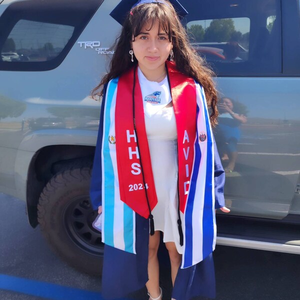 Mexican Graduation Stole, Sarape Stole, Virgen First Generation Stole ...