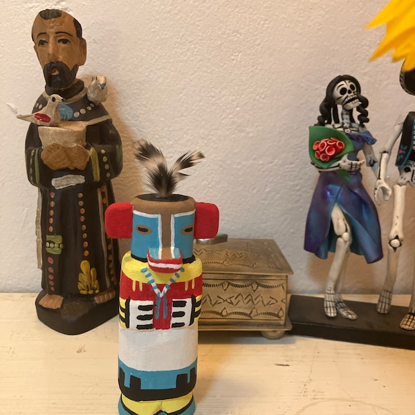 Museum Quality Traditional Hopi Chasing Star (nangasohh) Kachina/made ...
