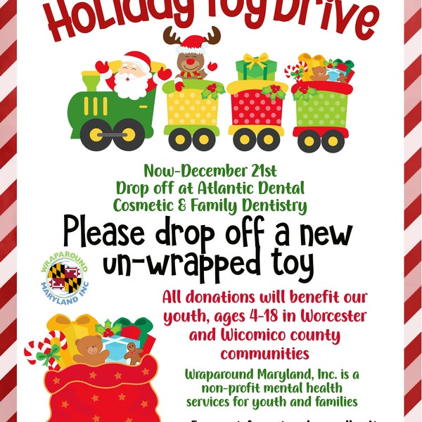 EDITABLE Holiday Toy Drive Flyer, PTA PTO Fundraiser Flyer, School ...