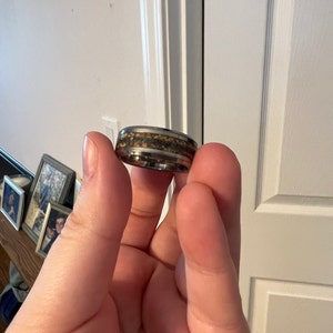 The Red Planet Meteorite and Martian Soil Ring Men's - Etsy