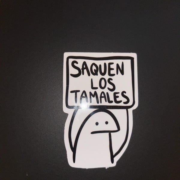 Te Calmas O Te Calmo Sticker, Spanish Stickers, Latina Stickers ...