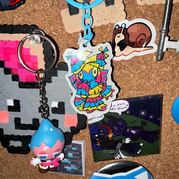 Yatta Glow in the Dark Dandy's World Keychain - Etsy