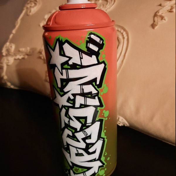 Custom Graffiti Spray Paint Can Name Letters Personalized Street Art ...
