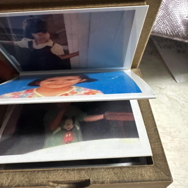 Pull Out Photo Album Custom Wooden Photo Box Personalized Memory ...