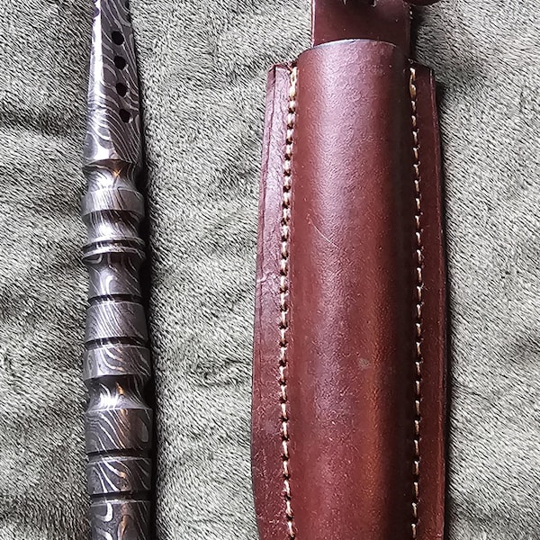 Custom Handmade Leather Knife Sheath Fixed Blade Belt Sheath Gift for ...