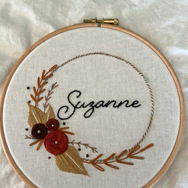 Personalised Name Embroidery Pattern, Perfect for Name Announcements or ...