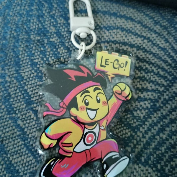 Zelda and Link Falling Keychain Tears of the Kingdom - Etsy