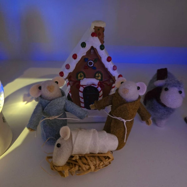 Woolly Bunny Bookmark - Needle Felt Felted Handmade Wool Rabbit Book ...